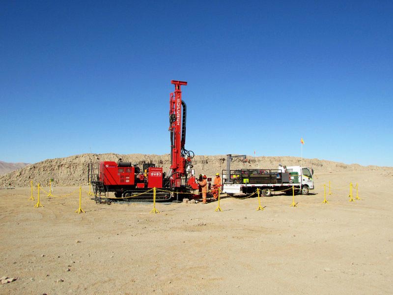 Sonic SDC375 for Copper Exploration in Chile | Dando Drilling