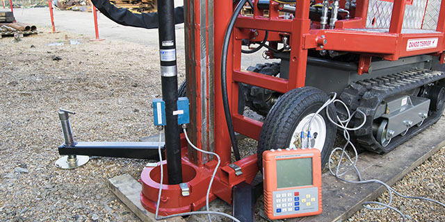 SPT Hammer Calibration Facility | Dando Drilling International